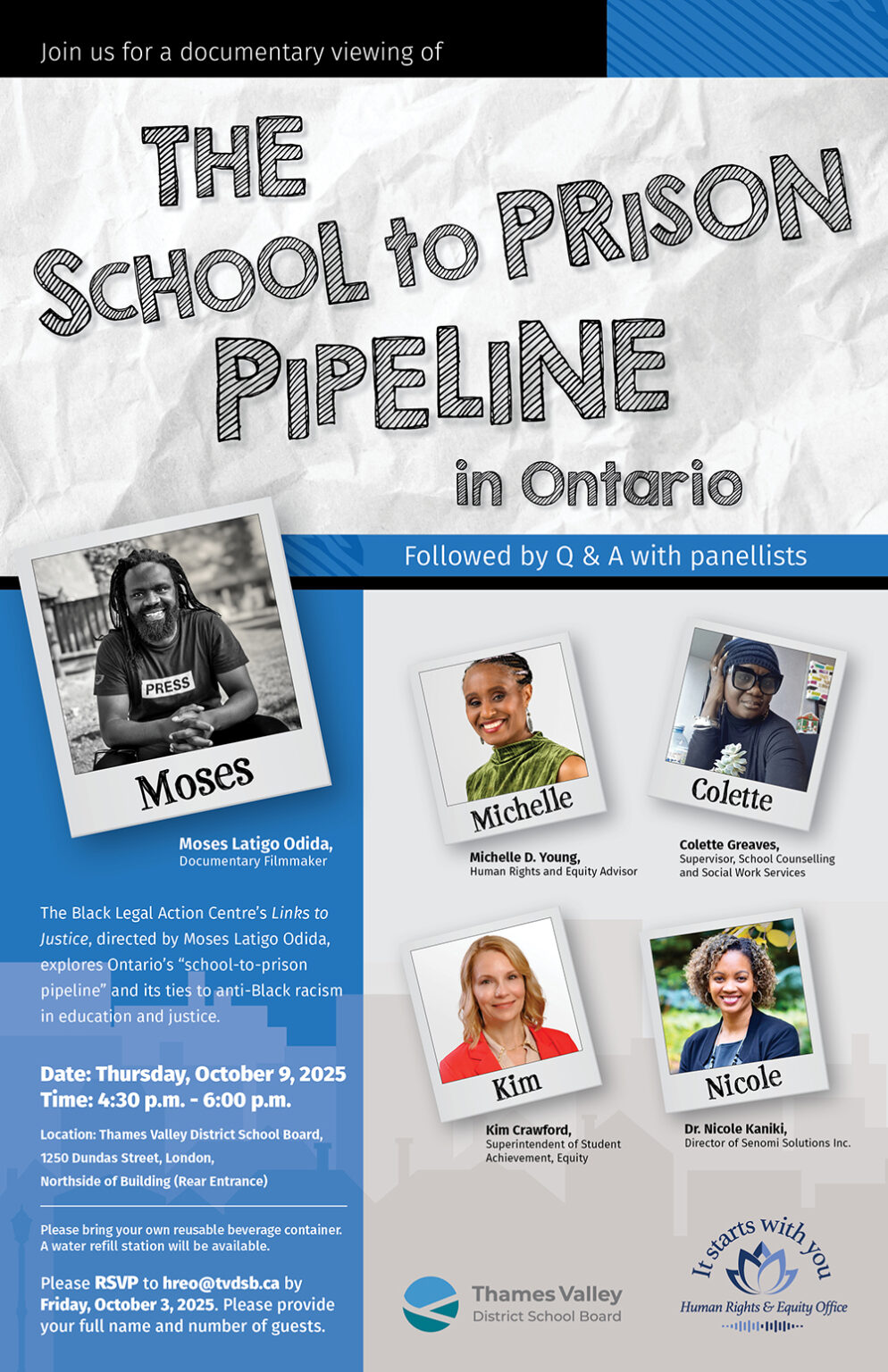 The School to Prison Pipeline in Ontario Documentary Viewing – London ...